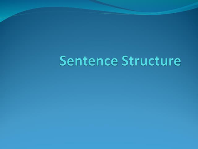 Synthesis of sentence rules with example. | PDF
