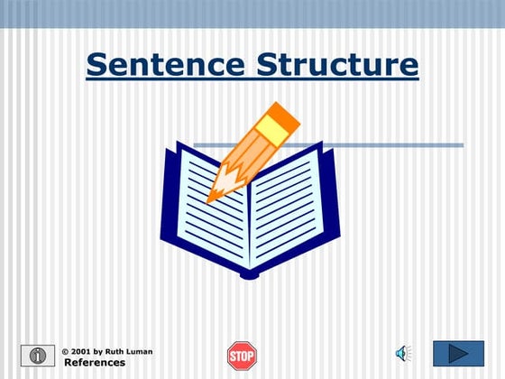 Sentence structure powerpoint | PPT