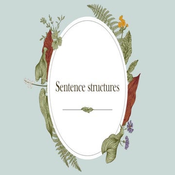 Sentence structures, simple complex, and compoundmpon. | PPTX
