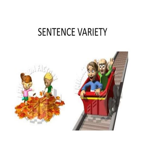Sentence variety | PPTX