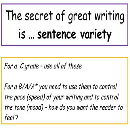 Sentence variety | DOCX