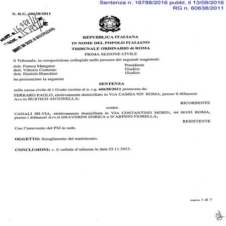 Sentenza | PDF | Law