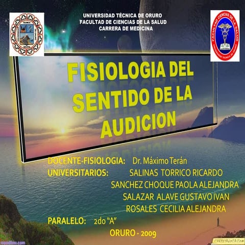 Sentido De La Audicion Tema 52 | PPT