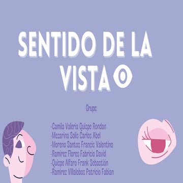 Sentido de la vista presentación anatomía | PPTX