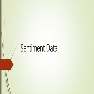 Sentiment data | PPTX