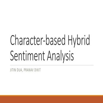 Sentiment analysis | PPT
