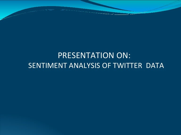Sentiment Analysis Of Twitter Data Using Python