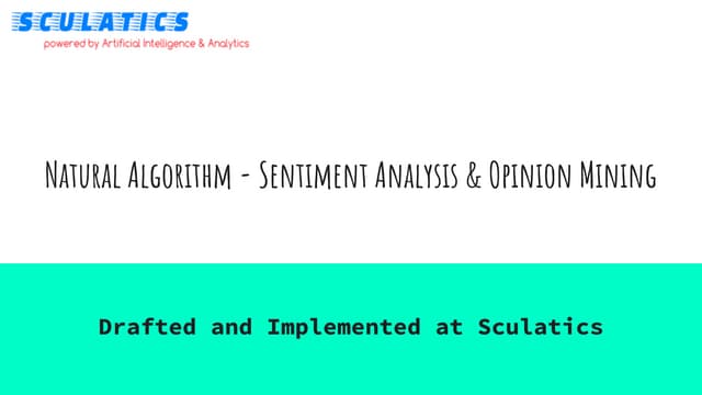 Sentiment Analysis And Opinion Mining Nlp Ppt