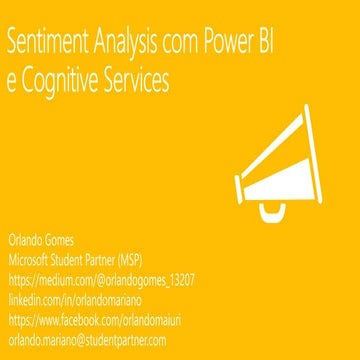 Sentiment Analysis_Power BI | PPT