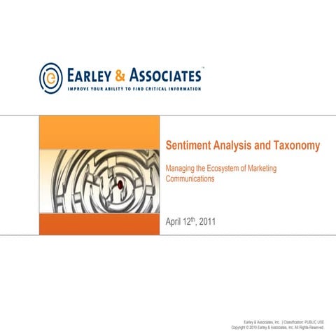 Sentiment Analysis Taxonomyapr 12 2011 Pdf