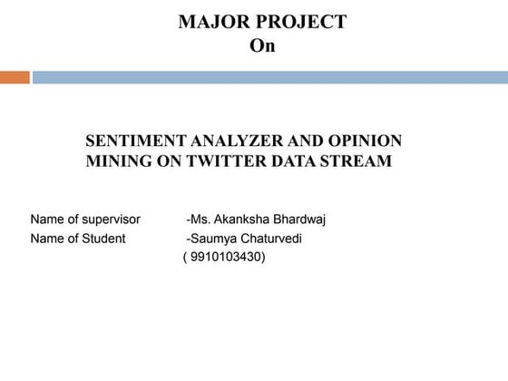 Sentiment Analysis Of Twitter Using Python Pptx Social Networking Internet