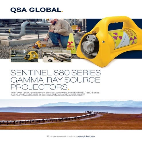 Sentinel 880-series-gamma-ray-source-projectors | PDF
