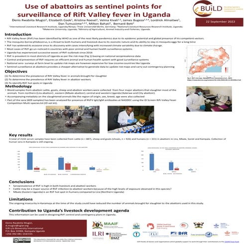 Use of abattoirs as sentinel points for surveillance of Rift Valley ...