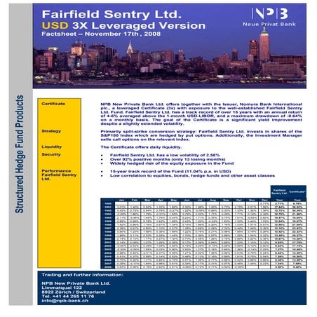Sentry English Fund | PDF