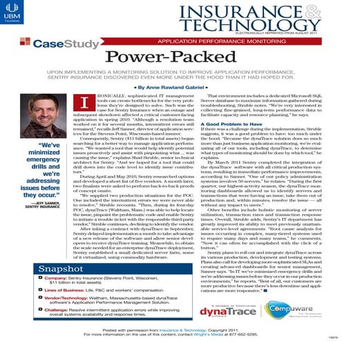 Sentry Insurance Eprint | PDF