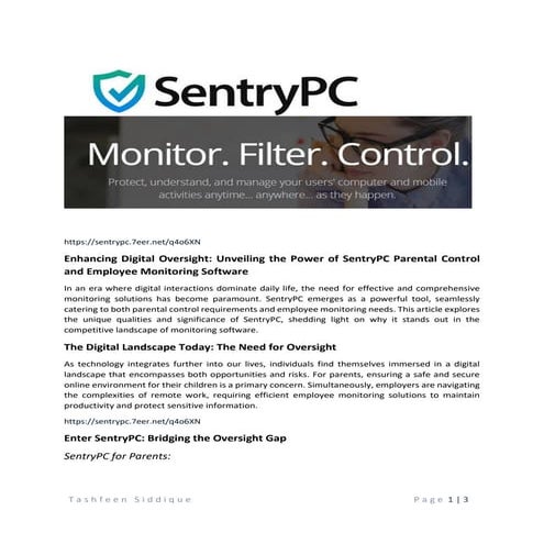 Sentry PC- Monitor,Filter,Control-Tashfeen.pdf