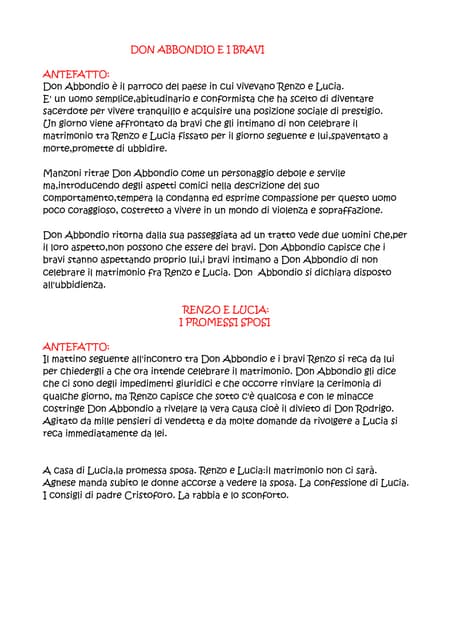 I promessi sposi | PPT