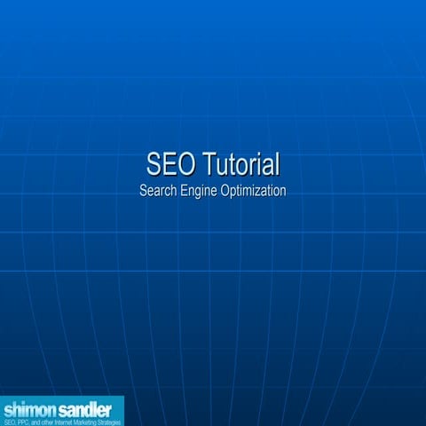 Seo Marketing Plan Ppt | PPT