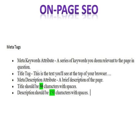 Onpage SEO | PPT