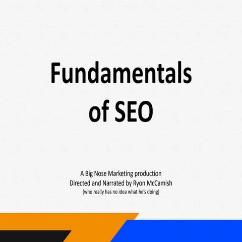 IWA SEO Presentation - So Effin` Overwhelming | PPT