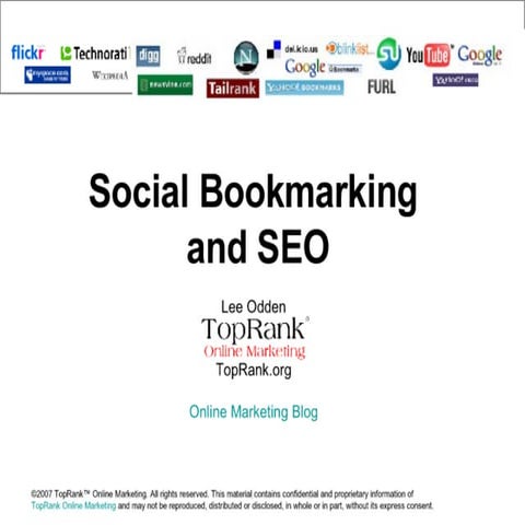SEO Social Bookmarking | PDF