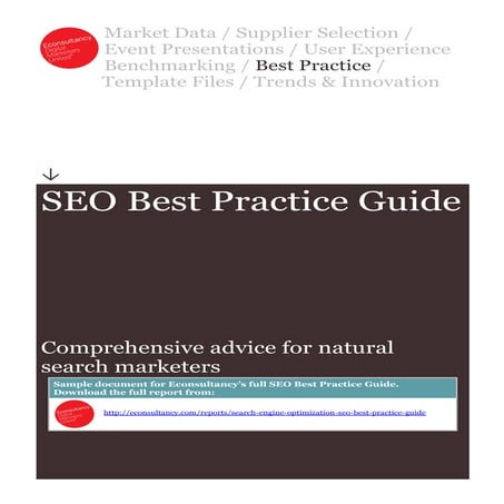 Seo best practice guide | PDF
