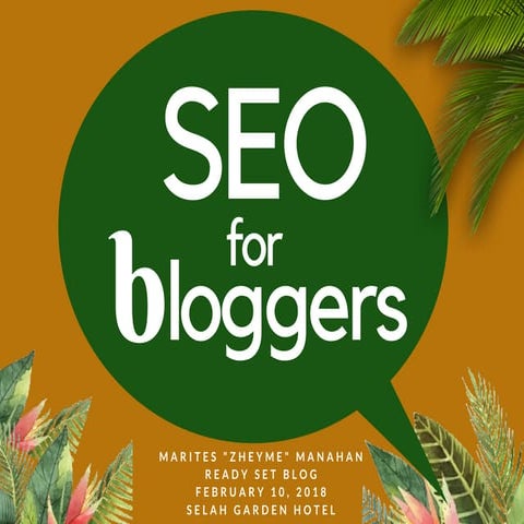 Seo for bloggers | PPT