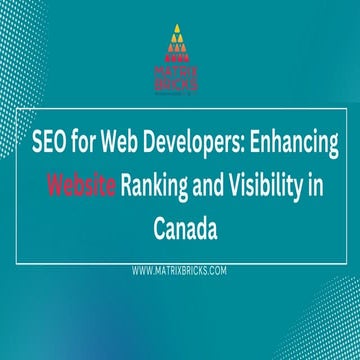 SEO for Web Developers Enhancing Website Ranking and Visibility in ...