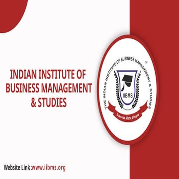 Explore the Future of Learning with IIBMS | PPTX