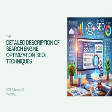 Search Engine Optimization (SEO) Techniques | PDF