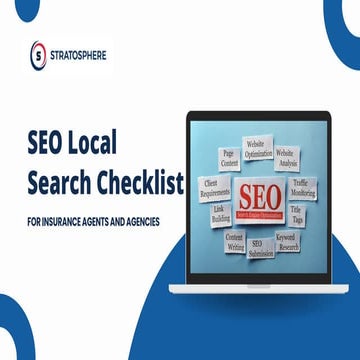 SEO Local Search Checklist for Insurance Agents & Agencies.pdf