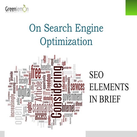 Seo presentation | PPT