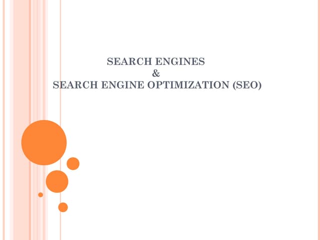 Search Engine Optimization Tutorial