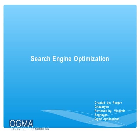 Search Engine Optimization | PPT | Search | Internet