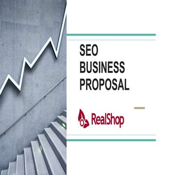 SEO report for RealShop | PPTX
