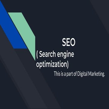 SEO ( Search engine optimization) (1).pptx