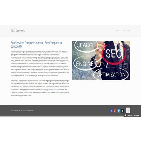 Seo services company london | PPT