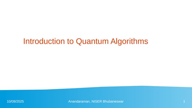 Quantum gates | PPTX