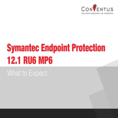 Symantec Endpoint Protection 12.1 RU6 MP6 | PPT | Operating Systems ...