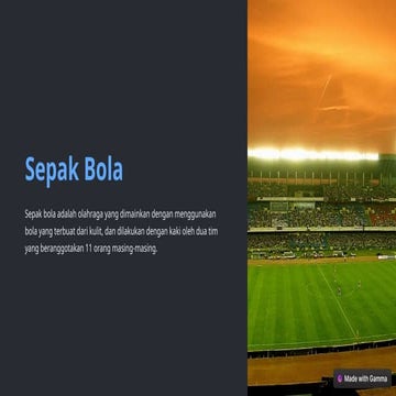 Sepak-Bola ppt untuk siswa siswi dimanapun | PPTX