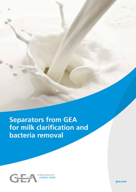 Cream separator - Cream separation in milk | PPTX