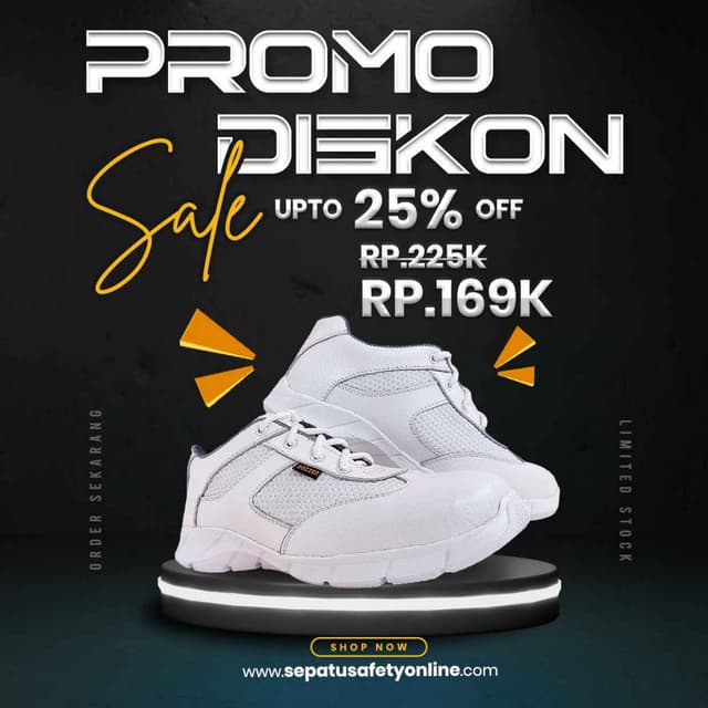 Diskon Sepatu Safety Warna Putih - WA.No : 081359117118 | PDF