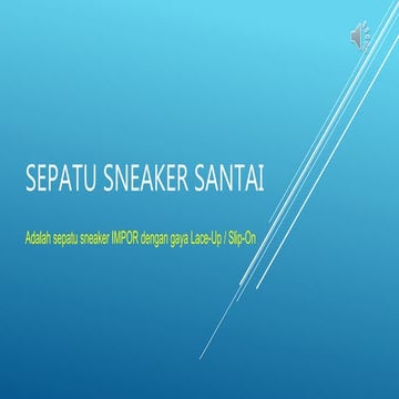 Sepatu Sneaker Santai | PPT
