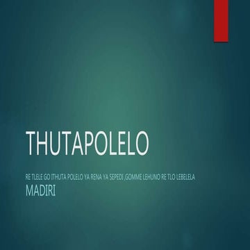 sepedi lenaneo thuto.pptx