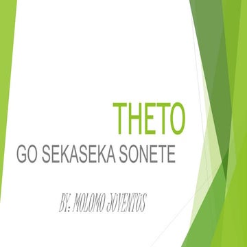 This is Sepedi HL P2 Notes for all Grade, From Grade 10 to matrix | PDF