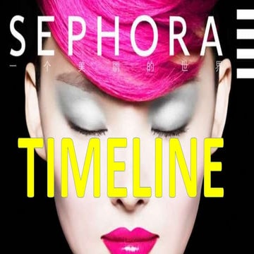 Sephora timeline | PPTX