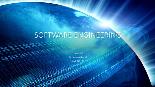 Software Engineering Ppt Pptx