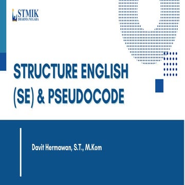 Materi Structure English dan Pseudocode 1 | PDF