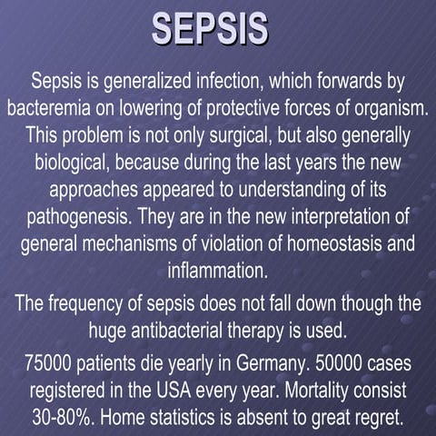 Sepsis | PPT