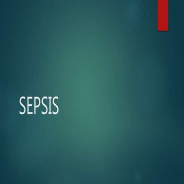 Sepsis | PPT